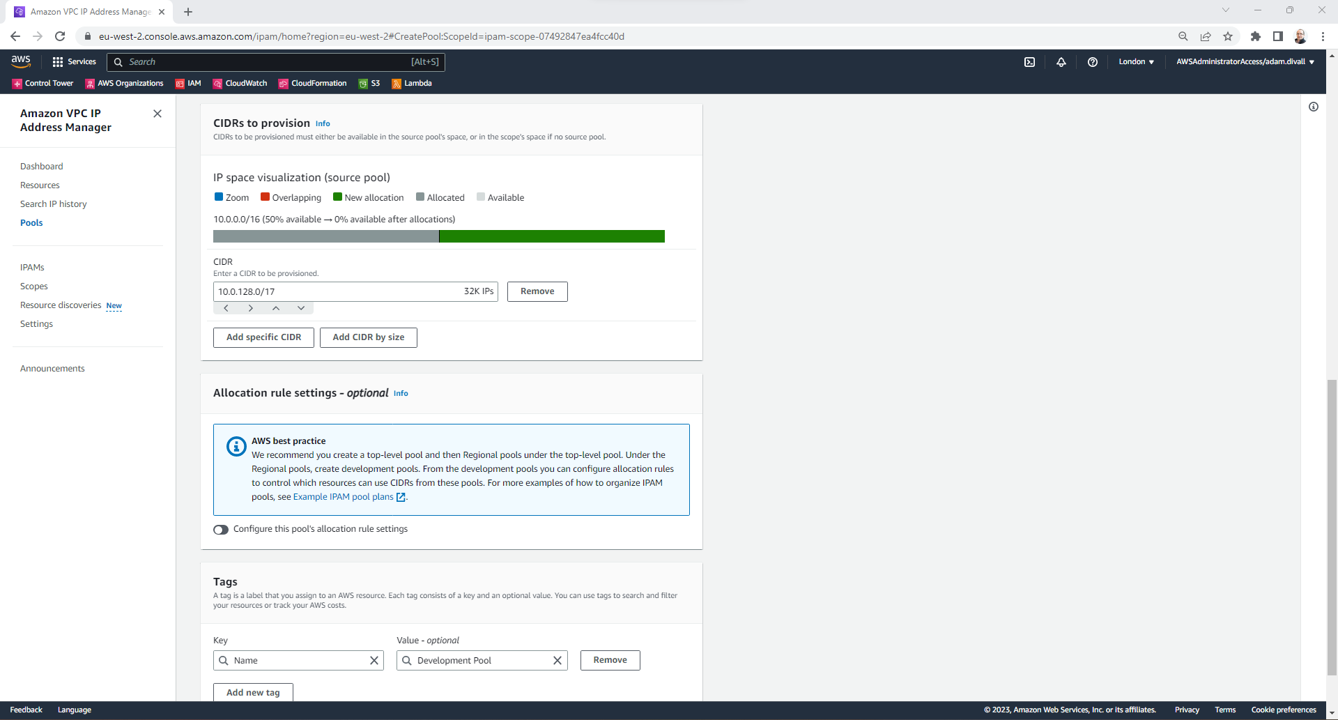 Configuring Amazon VPC IP Address Manager (IPAM) & Adam Divall Configuring Amazon VPC IP Address Manager (IPAM) & Adam Divall